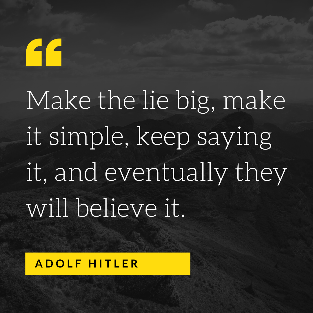 History: telling the big enough lie. Plus #Bookreview: Fireflies and ...